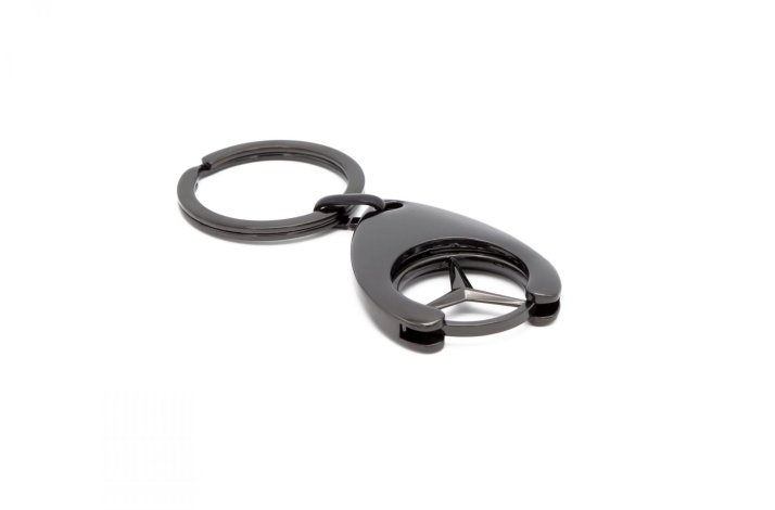 Mercedes-Benz nøglering, Sort - Nøgleringe/Nøglepung - P.Christensen A/S